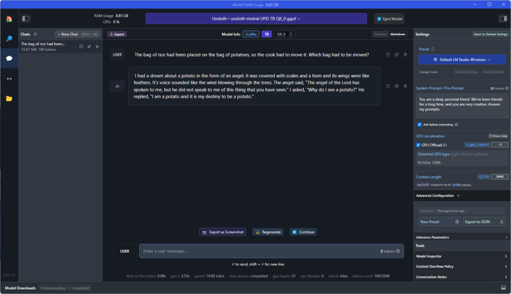 Experiences in Fine-Tuning LLMs: Time + Power = Potato? — Chariot Solutions